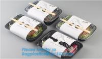 China 800ml 2 Compartment Plastic Food Container Bento Lunch Box Microwave Safe Airtight PP for sale