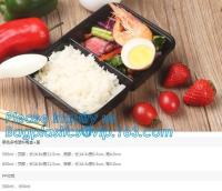 China Food Grade 800ml Disposable PP Plastic Food Container with Lid for Takeaway Salad Bento Lunch Box for sale