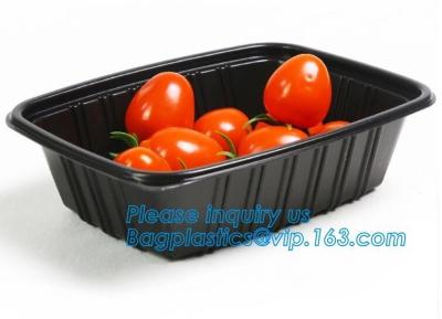 China OEM Custom 2100ml PP 4 Compartment Disposable Plastic Food Container with Lid for sale