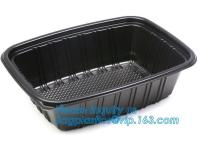 China OEM Custom 2100ml PP 4 Compartment Disposable Plastic Food Container with Lid for sale