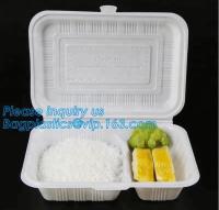 China Compartment Food Container Round Food Containers Rectangular Food Containers Deli Containers BAGEASE BAGPLASTICS PACKAGE for sale
