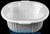 China 800ml 2 Compartment Plastic Food Storage Box BPA Free Microwave Freezer Safe Lunch Container for sale