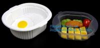 China 800ml 2 Compartment Plastic Food Storage Box BPA Free Microwave Freezer Safe Lunch Container for sale