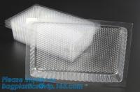 China Disposable Custom PET Blister Food Packaging Tray 800ml Cookie Biscuit Container with Lid for sale