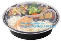 China clear blister clamshell plastic raspberry containers,lunch box 4 compartment PP Blister pack Food Containers Disposable for sale