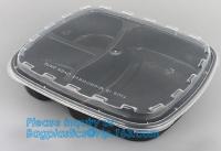 China 800ml Round PP Plastic Food Container Bento Box Microwave Safe Disposable Lunch Box with Lid 12x15.5x5.5cm for sale