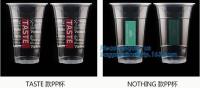 China Food Grade 12oz 375ml Transparent PET Disposable Plastic Cup for Cold Drinks Airline Use for sale