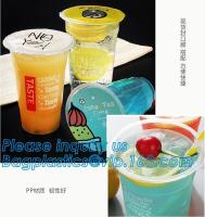 China Disposable PP Plastic Cup 5oz to 24oz with Matching Lid for Cold Drinks for sale