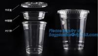 China Custom PP Plastic Cups 5oz to 24oz with Lids Disposable Cold Drink Cups 1000pcs per Carton for sale