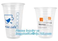 China PP Plastic Disposable Cup 5oz to 24oz Clear Reusable Cold Drink Cups with Lids BPA Free for sale