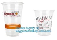 China PP Plastic Disposable Cup 5oz to 24oz Clear Reusable Cold Drink Cups with Lids BPA Free for sale