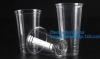 China 9 oz Gold Rimmed Clear Plastic Tumblers Disposable Wedding Cups 1000 Pack for sale
