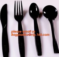 China Food Grade Plastic Disposable Cutlery Set Knife Fork Spoon 1000 Pieces Per Carton for sale