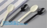 China Disposable Plastic Cutlery Set 16.5cm Fork Knife Spoon Food Grade PP PS Eco Friendly Custom Colors for sale