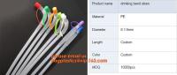 China Stainless Steel Drinking Straw 6mm Diameter 215mm Length Reusable Eco Friendly Bulk Pack for sale