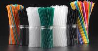China 100% Biodegradable PLA Drinking Straws 6mm x 215mm Corn Starch Compostable Eco Friendly Wholesale for sale