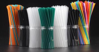 China 100% Biodegradable PLA Drinking Straws 6mm x 215mm Corn Starch Compostable Eco Friendly Wholesale for sale
