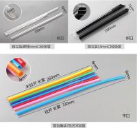 China 100% Biodegradable PLA Drinking Straws 6mm x 215mm Corn Starch Compostable Eco Friendly Wholesale for sale