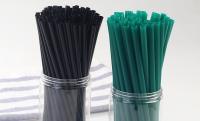 China 100% Biodegradable PLA Drinking Straws 6mm x 215mm Corn Starch Compostable Eco Friendly Wholesale for sale