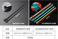 China wholesale biodegradable 100% PLA drinking straw with spoon,eco friendly biodegradable PLA plastic drinking straw package for sale