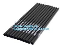 China Eco-Friendly PLA Biodegradable Drinking Straws 6mm x 215mm Straight for Hot Cold Beverages for sale