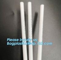 China Custom PLA drinking straws Recycled Biodegradable drinking straws,Biodegradable Cornstarch Drinking Pla Straw 5*207mm Wi for sale