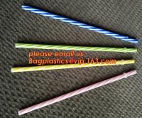 China Wholesale Biodegradable Paper Straws 197mm x 6mm Bulk Eco Friendly Party Drinking Straws for sale