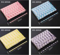 China Biodegradable Paper Straws 6mm x 197mm Customizable Eco Friendly Drinking Straws for sale
