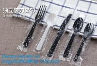 China Biodegradable Corn Starch Kids Plastic Cutlery Set 16.5cm 2.5g Eco Friendly Disposable Fork Knife Spoon for sale