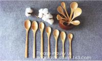 China Eco Friendly Biodegradable Bamboo Cutlery Set 16.5cm Knife Fork Spoon Disposable Natural Utensils for sale