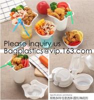 China 300ml PET Snack Tray for 95mm Cups Disposable Injection Molded Cup Holder Food Grade for sale