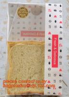 China Custom Logo Food Grade Kraft Paper Bakery Bags with Window 50gsm 120gsm Foldable Block Bottom for sale