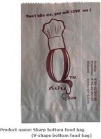 China Eco Friendly Kraft Paper Flat Bottom Food Bag with Front Window 125x240x70mm for sale