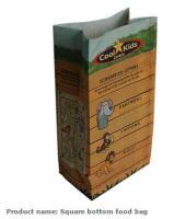 China Food Grade Kraft Paper Bread Bag 50gsm Custom Logo Printing Eco Friendly Takeaway Packaging for sale