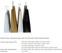 China Custom Kraft Paper Bags 50gsm Food Grade Open Mouth Sewn Bottom Sack for Bread Coffee Snack Packaging for sale