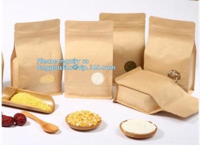 China Custom Kraft Paper Bread Packaging Bags 50gsm Food Grade Eco Friendly Greaseproof with Logo for sale