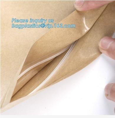 China Custom Kraft Paper Bread Packaging Bags 50gsm Food Grade Gusset Bags for Bakery Cake Baguette for sale