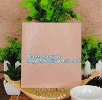 China Food Grade Kraft Paper Bread Bag 50gsm Eco Friendly Custom Size 125x240x70mm for sale