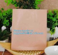 China Food Grade Kraft Paper Bread Bag 50gsm Eco Friendly Custom Size 125x240x70mm for sale