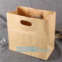 China Wholesale Kraft Paper Bread Bags 50gsm Eco Friendly Custom Logo Food Grade Packaging for sale