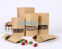 China Eco Friendly Kraft Bread Packing Paper Bag 125x240x70mm Disposable Food Grade for sale
