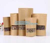 China Eco Friendly Kraft Bread Packing Paper Bag 125x240x70mm Disposable Food Grade for sale