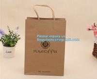 China Food Grade Brown Kraft Paper Bread Bags with Clear Window 50gsm Custom Size for sale