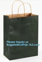 China Wholesale Custom Eco Friendly Kraft Paper Shopping Bags with Handles 100pcs MOQ for sale