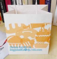 China Wholesale Custom Eco Friendly Kraft Paper Shopping Bags with Handles 100pcs MOQ for sale