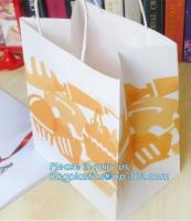China Wholesale Custom Eco Friendly Kraft Paper Shopping Bags with Handles 100pcs MOQ for sale