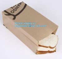 China Custom Kraft Paper Bags with Flat Handle 50gsm Food Grade Eco Friendly Packaging for sale