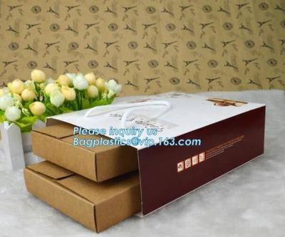 China Food Grade Kraft Paper Bread Bag with Custom Logo Print 50gsm for sale
