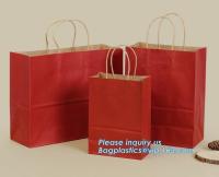 China Eco Friendly Kraft Paper Bread Packaging Bag with Clear Window 125x240x70 mm for sale