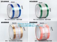 China Bagease Easy Tear Food Sealing Tape BOPP 55mm Length 15mm Width 800pcs Roll for sale